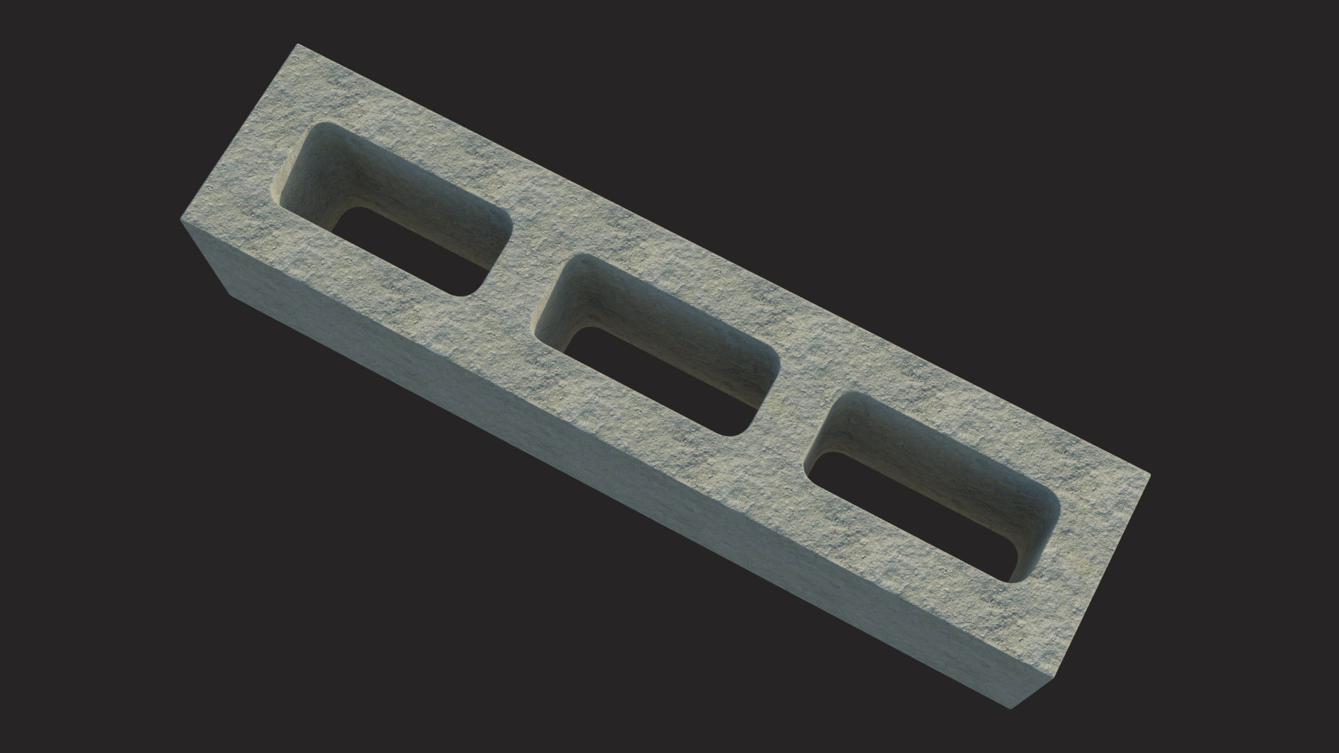 3D 16x4x4 cinder block 1 - TurboSquid 1490350