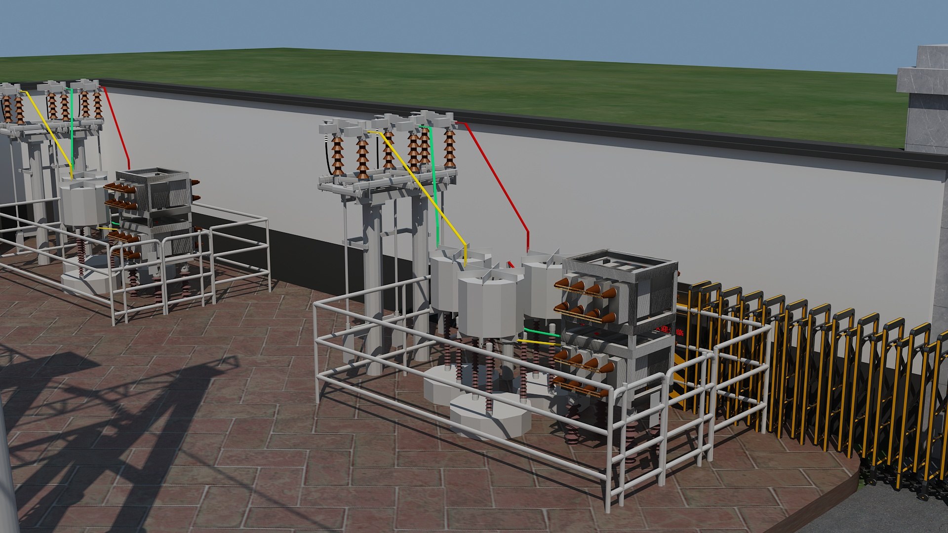 Transformer Substation 3D Model - TurboSquid 2392477
