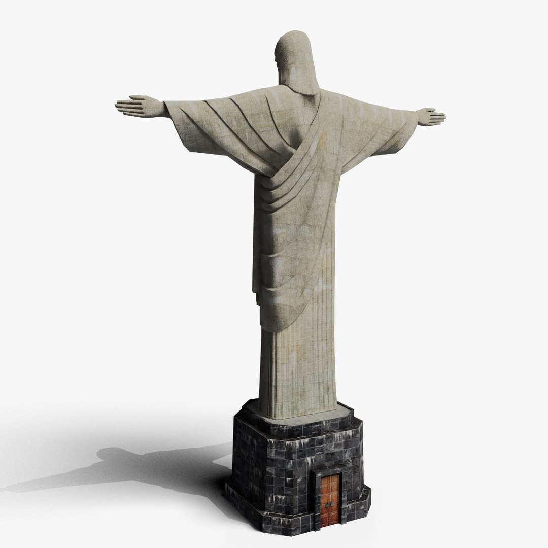 Christ Statue 3d Model