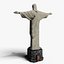 Christ Statue 3d Model