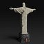 Christ Statue 3d Model