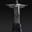 Christ Statue 3d Model