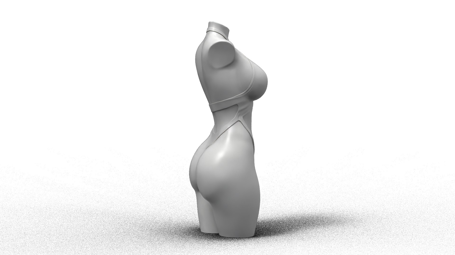 3D Female Torso 6 - TurboSquid 2161563