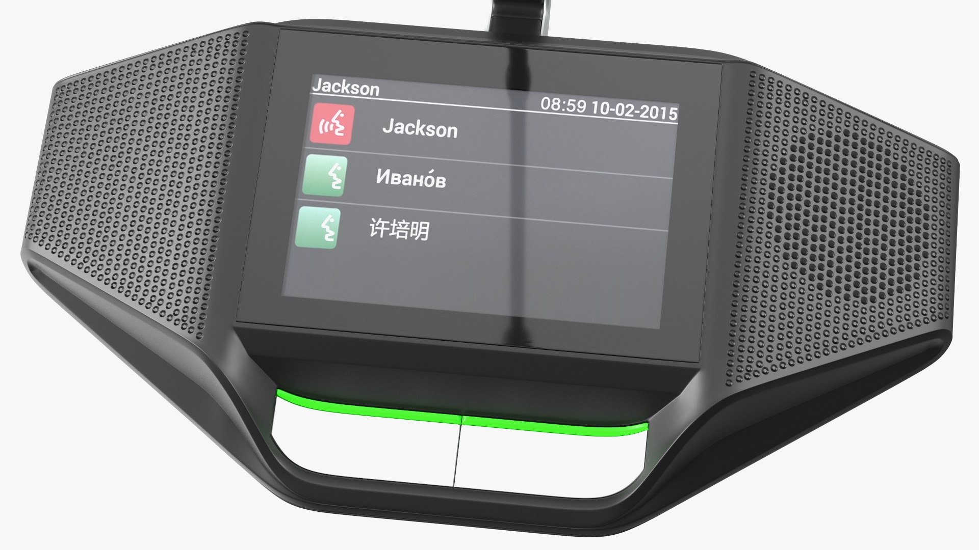 Wireless Discussion Device with Touchscreen and Stem Mic model ...