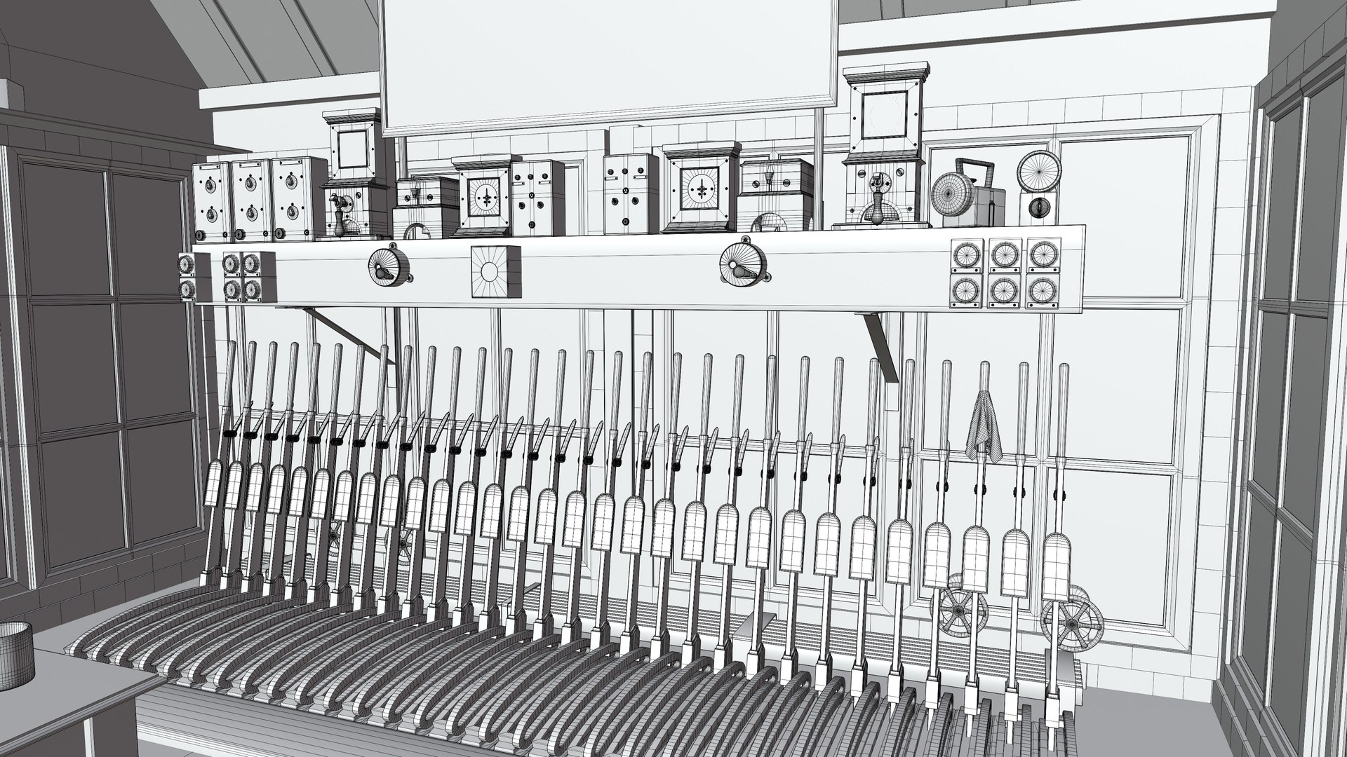 Ancaster Signal Box PBR 3D Model - TurboSquid 2200549