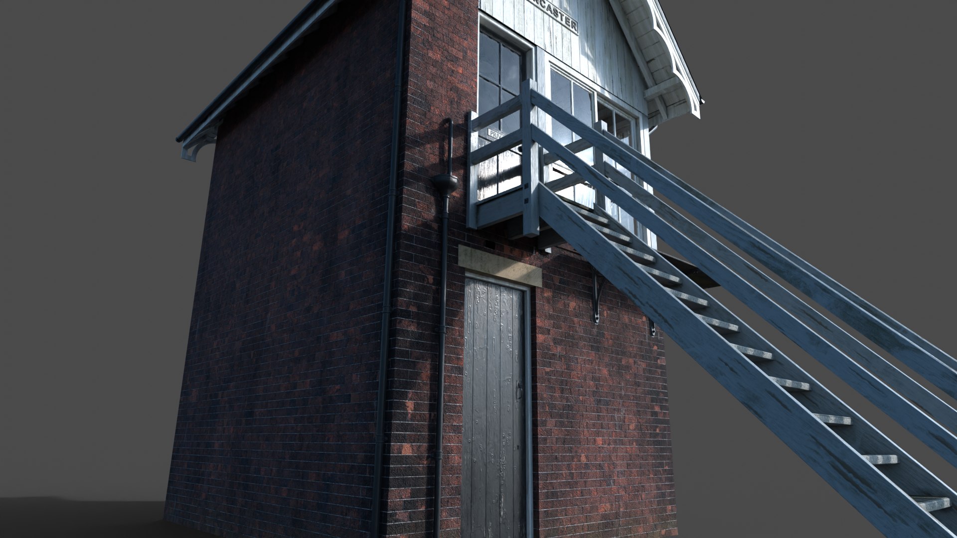 Ancaster Signal Box PBR 3D Model - TurboSquid 2200549