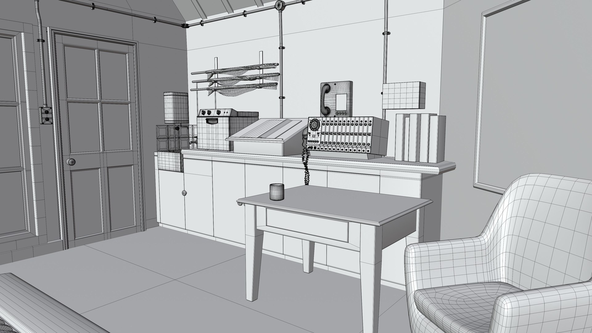 Ancaster Signal Box PBR 3D Model - TurboSquid 2200549