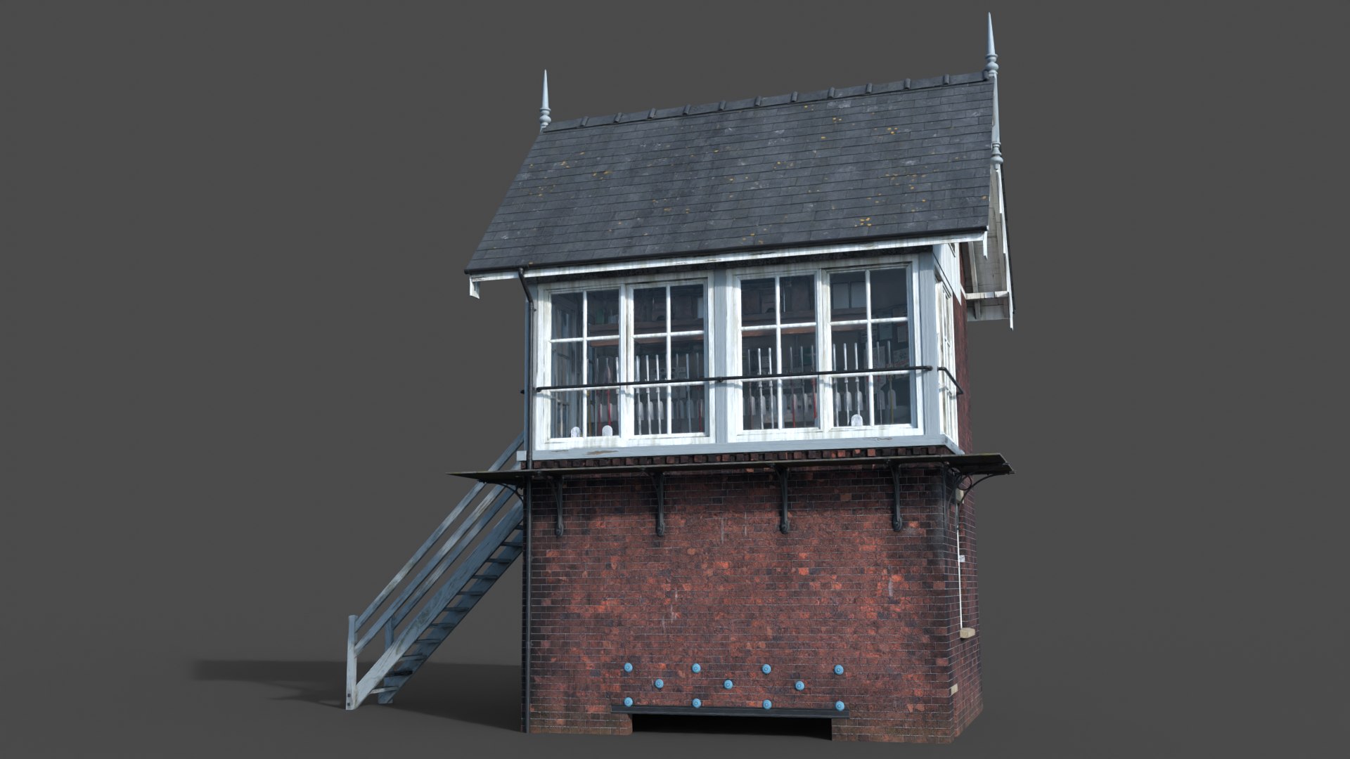 Ancaster Signal Box PBR 3D Model - TurboSquid 2200549