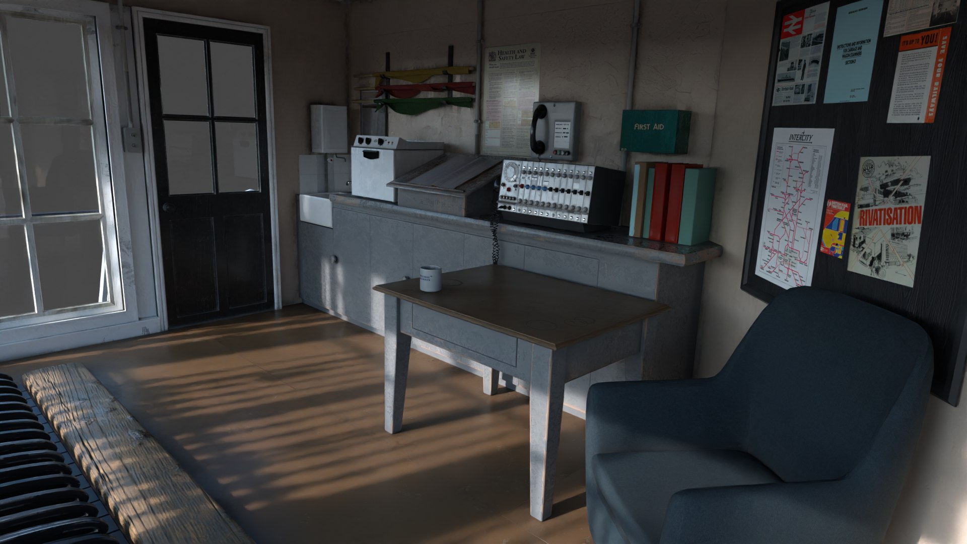 Ancaster Signal Box 3D Model - TurboSquid 2200549