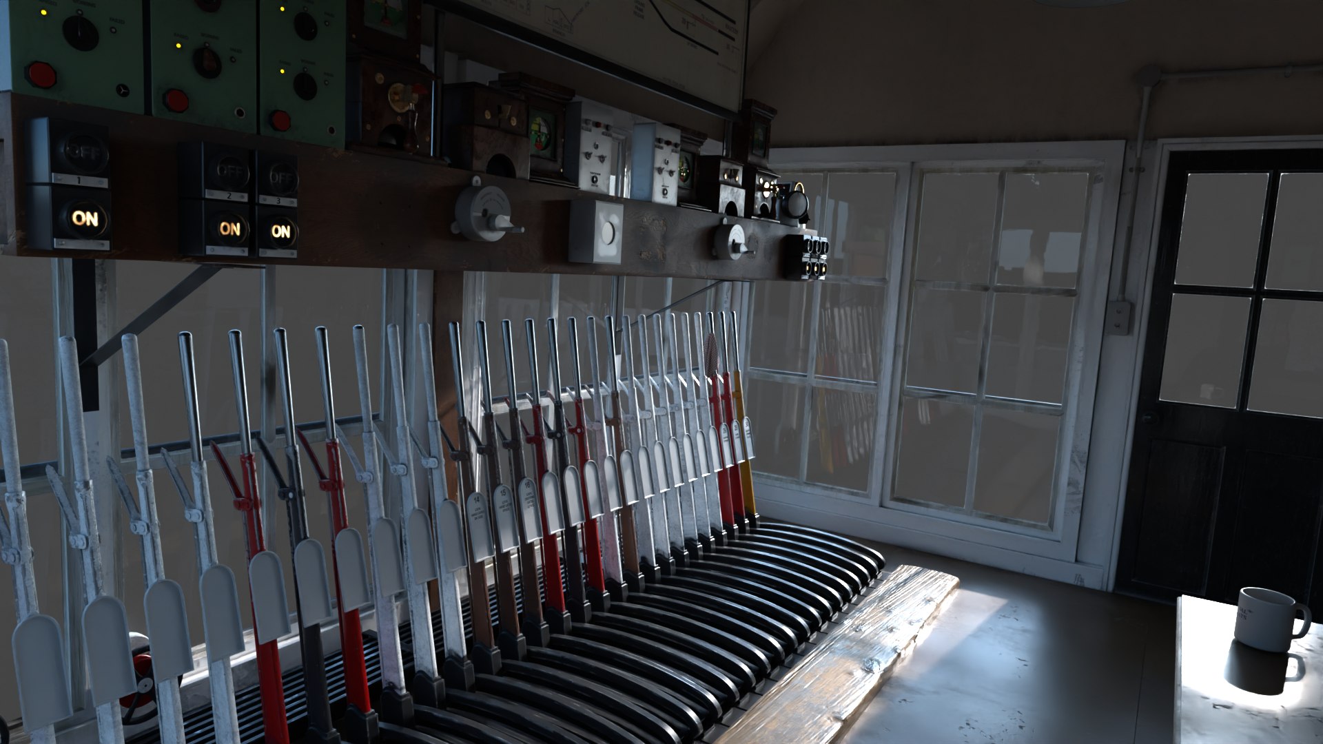 Ancaster Signal Box PBR 3D Model - TurboSquid 2200549