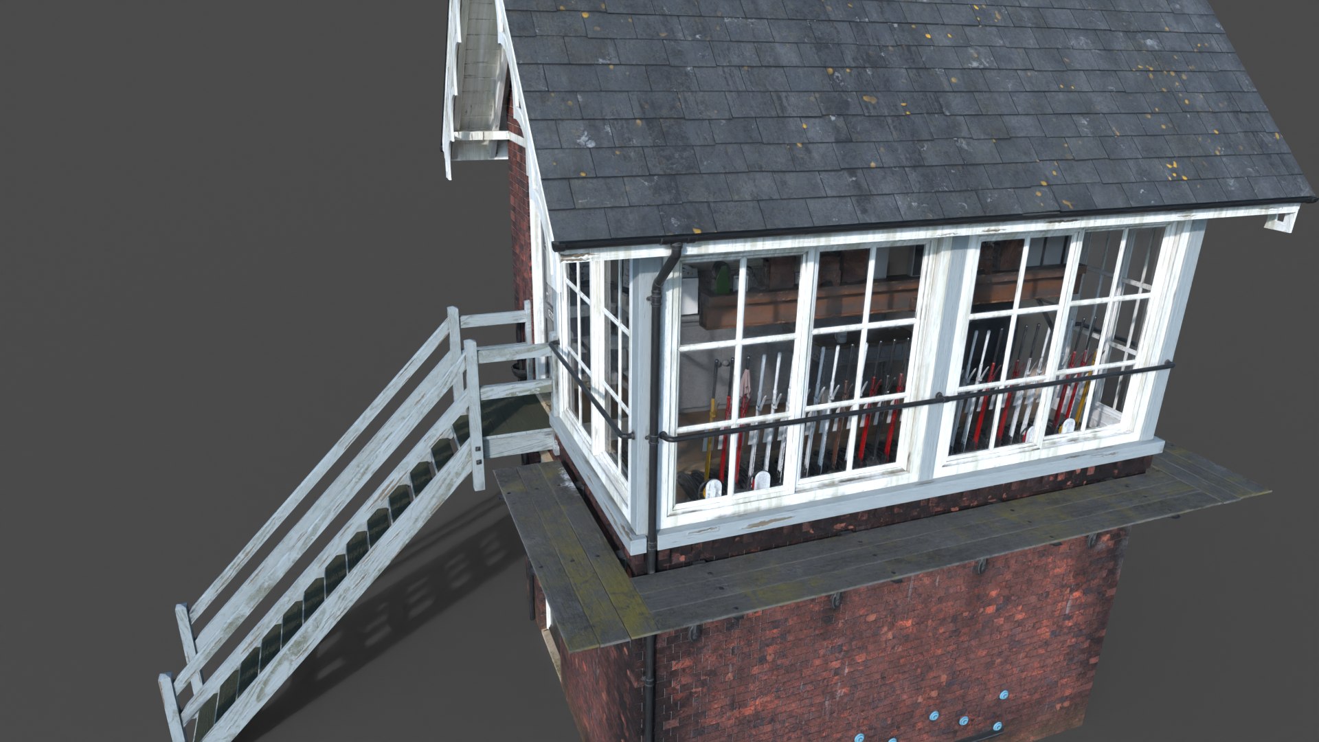 Ancaster Signal Box 3D Model - TurboSquid 2200549