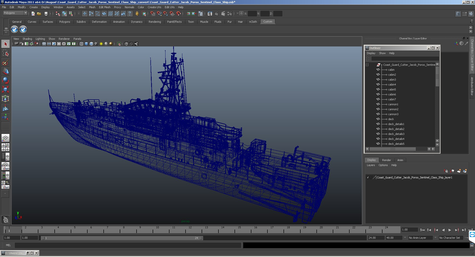 Coast guard cutter jacob 3D model - TurboSquid 1329543