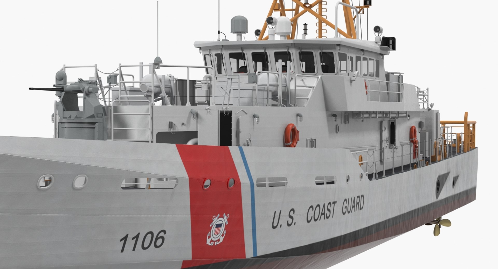 Coast guard cutter jacob 3D model - TurboSquid 1329543