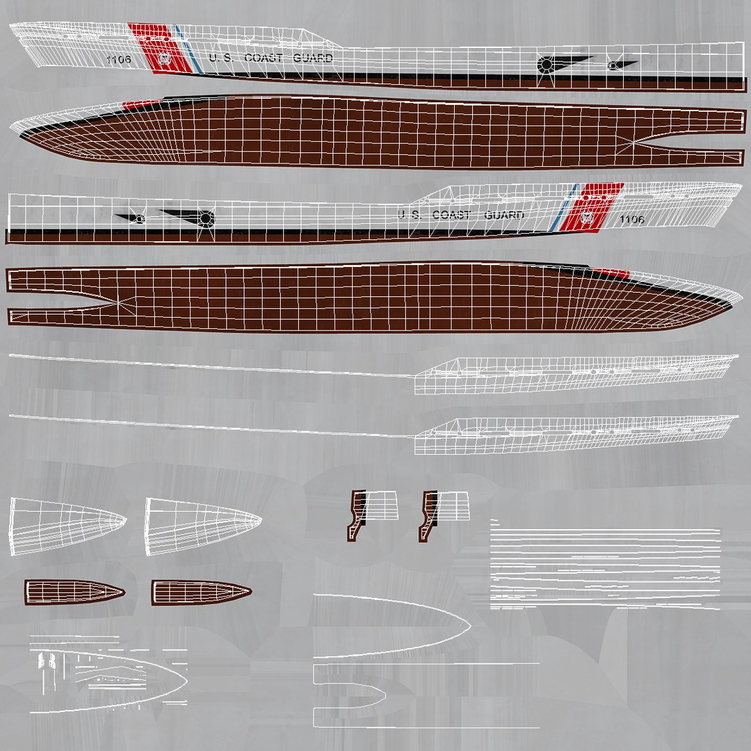 Coast guard cutter jacob 3D model - TurboSquid 1329543