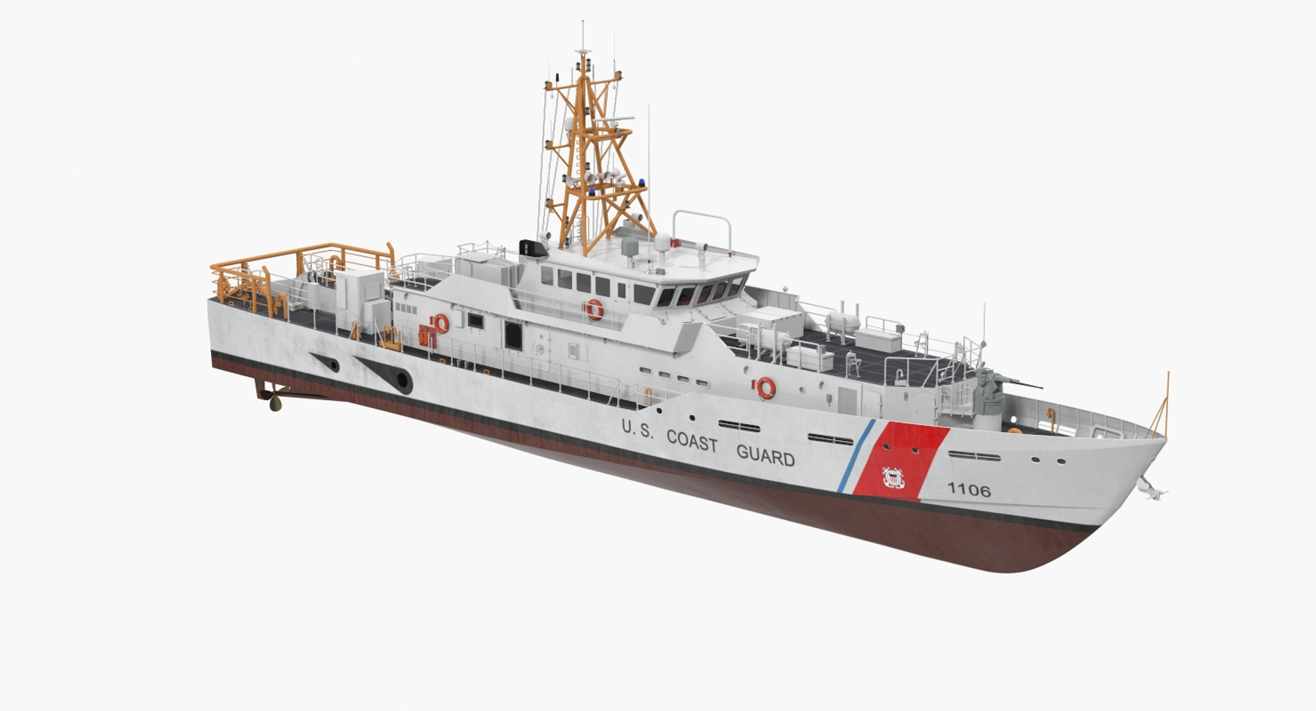 Coast Guard Cutter Jacob 3D Model - TurboSquid 1329543