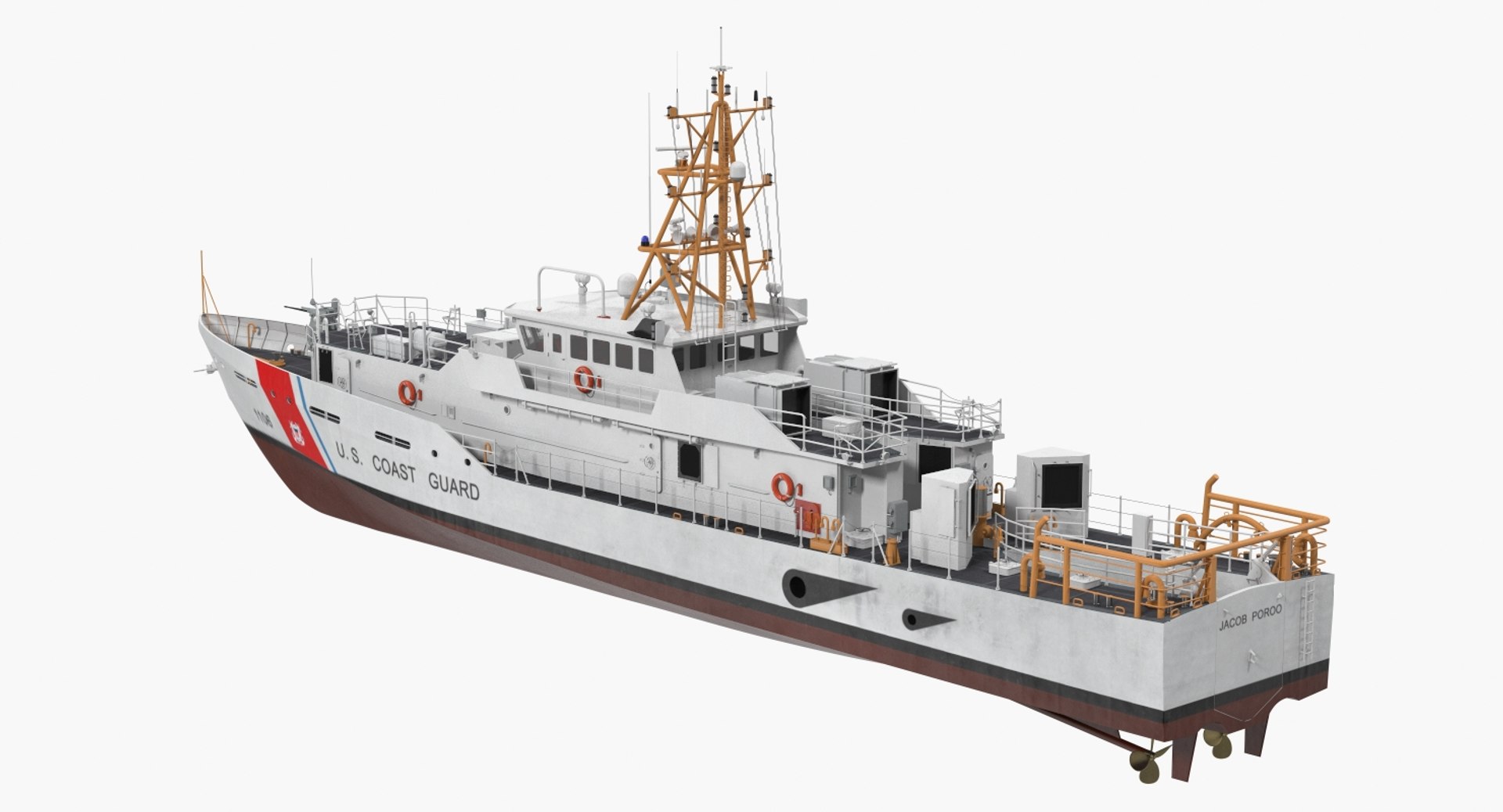 Coast Guard Cutter Jacob 3D Model - TurboSquid 1329543