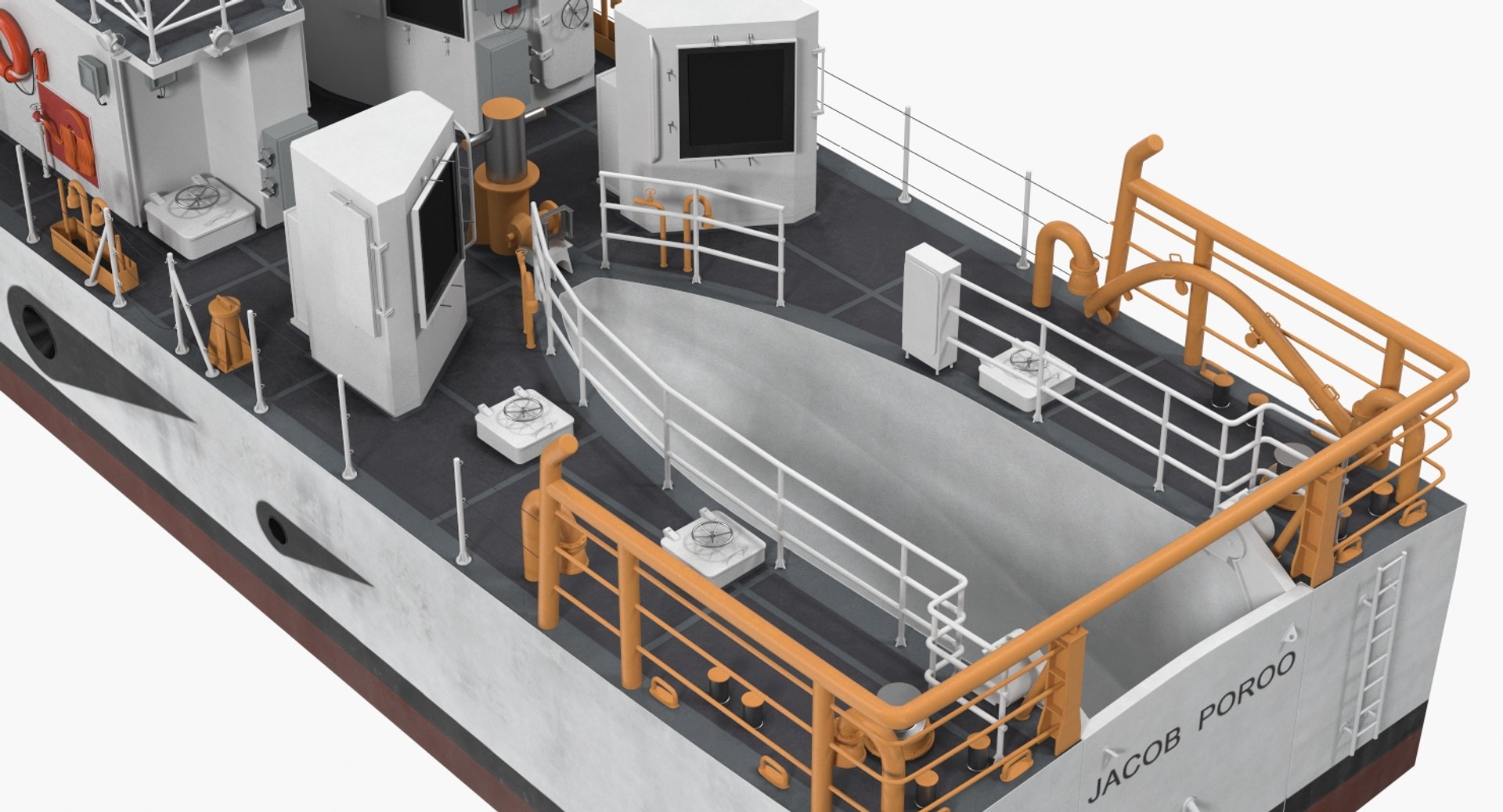 Coast guard cutter jacob 3D model - TurboSquid 1329543