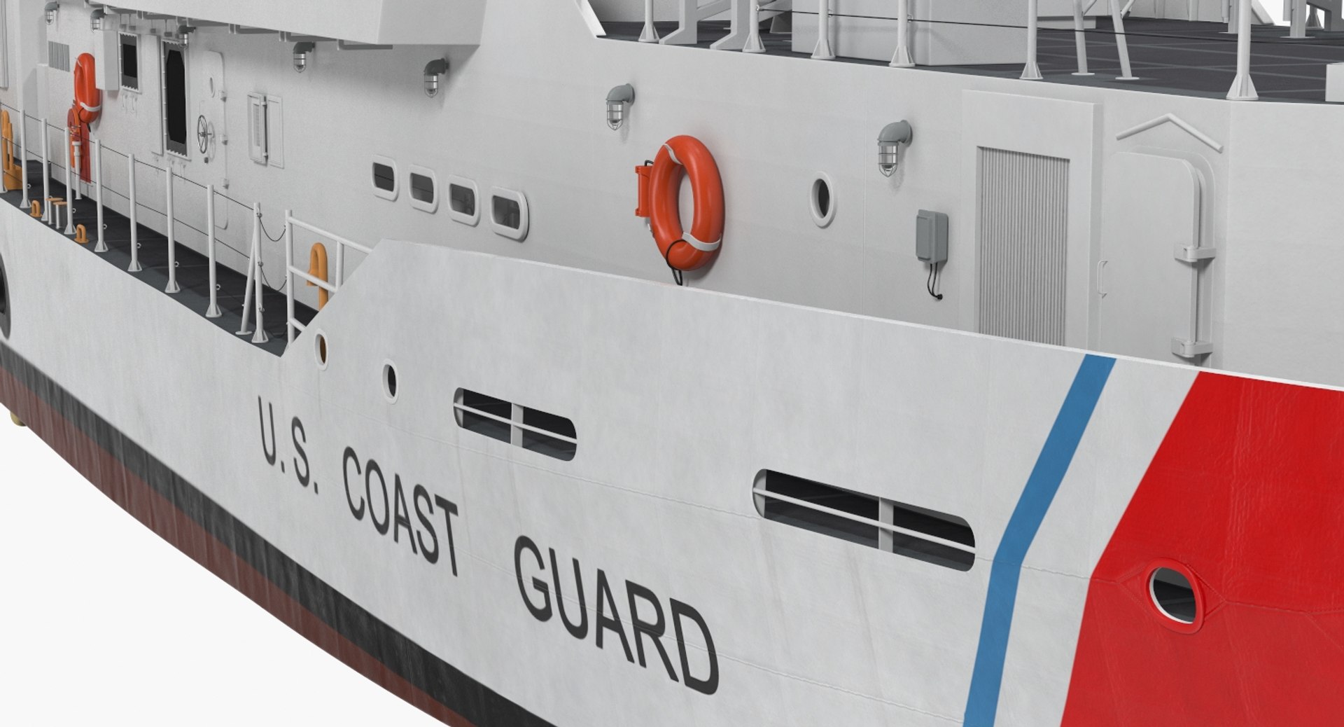 Coast guard cutter jacob 3D model - TurboSquid 1329543