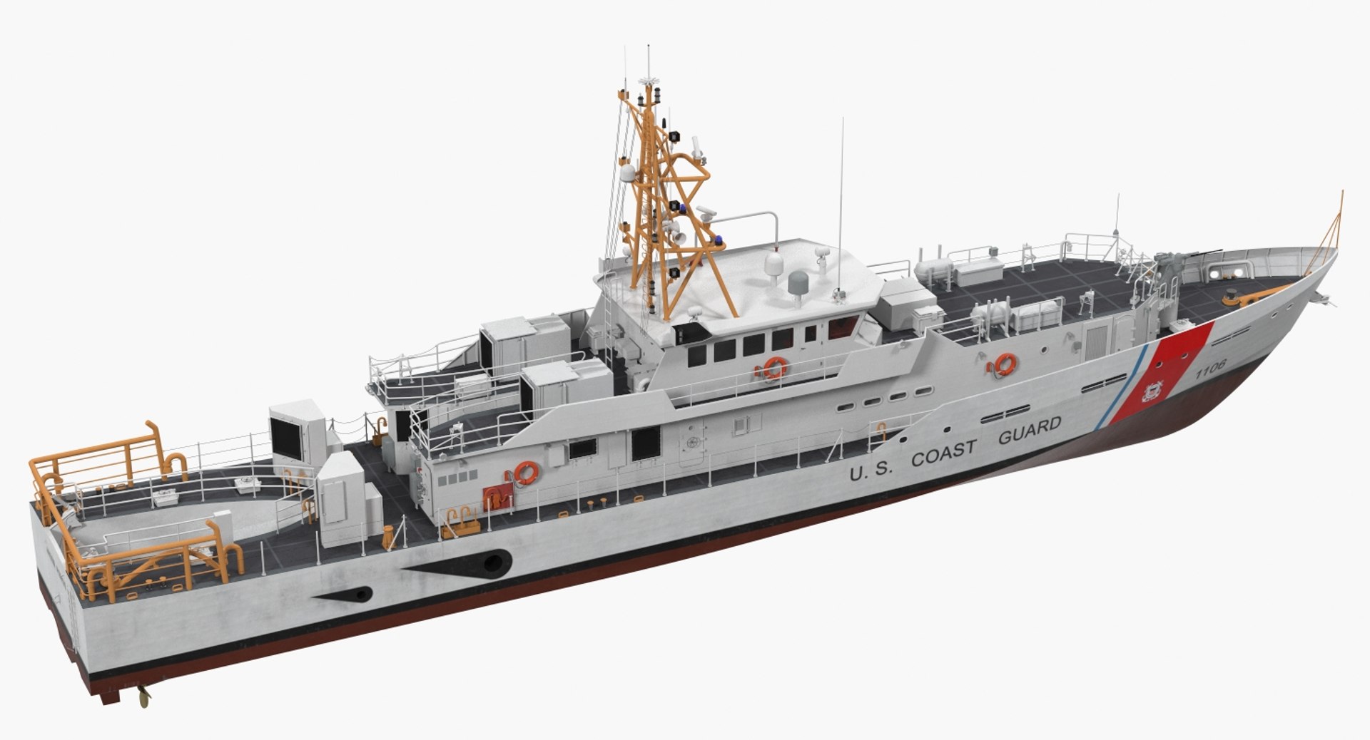 Coast Guard Cutter Jacob 3D Model - TurboSquid 1329543