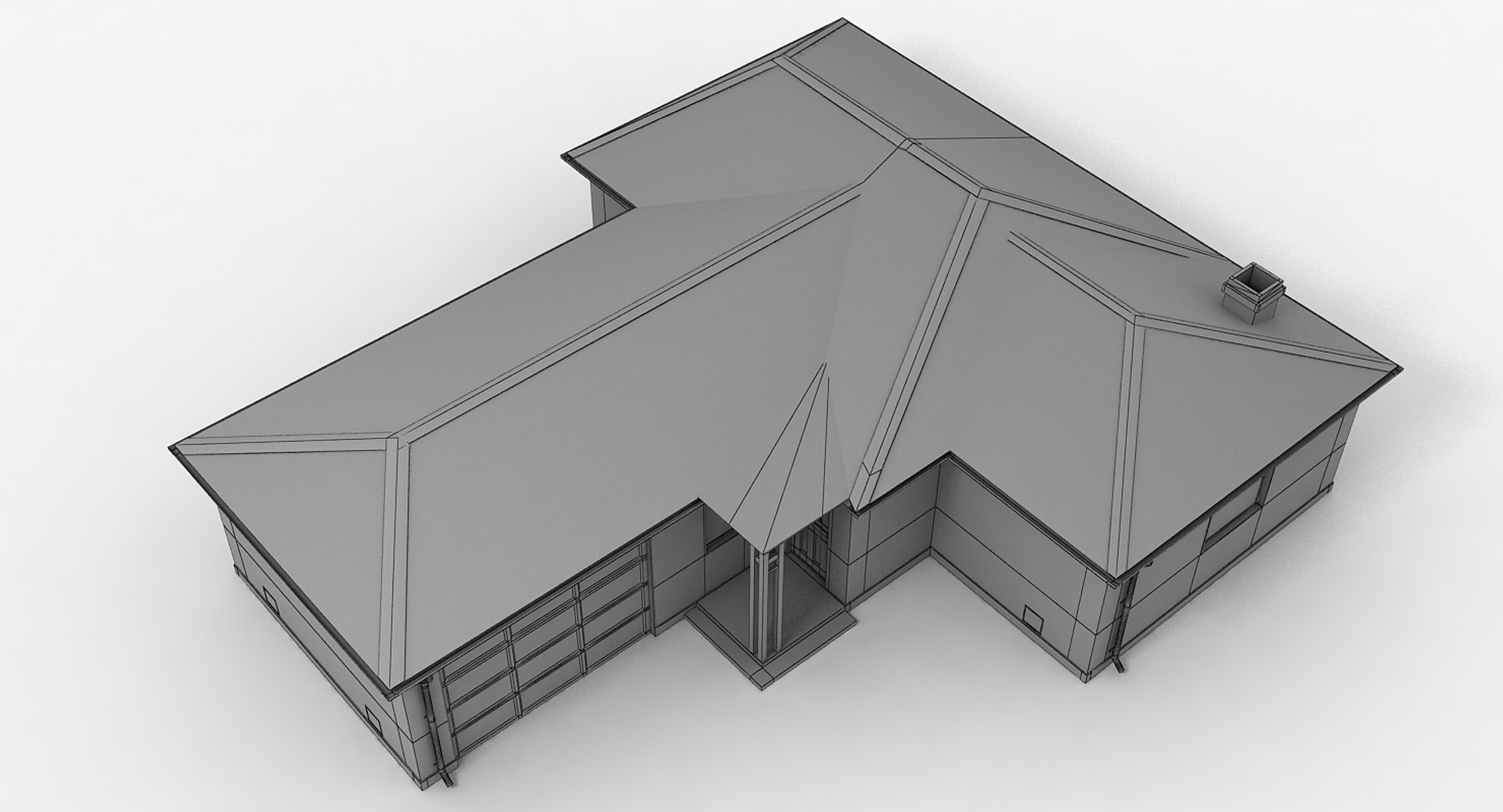 3d Model Family House