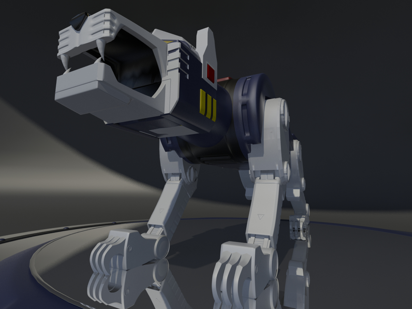 3D blue lion voltron robot model - TurboSquid 1331906