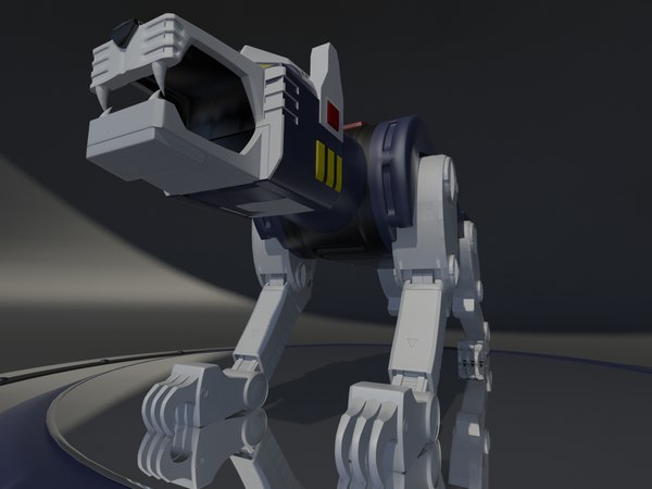 3D blue lion voltron robot model - TurboSquid 1331906