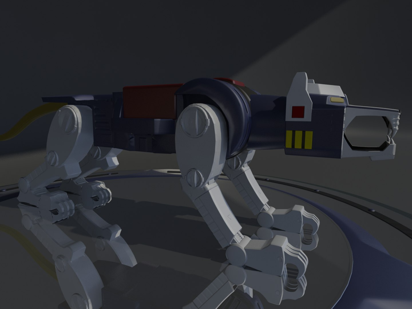 3D Blue Lion Voltron Robot Model - TurboSquid 1331906