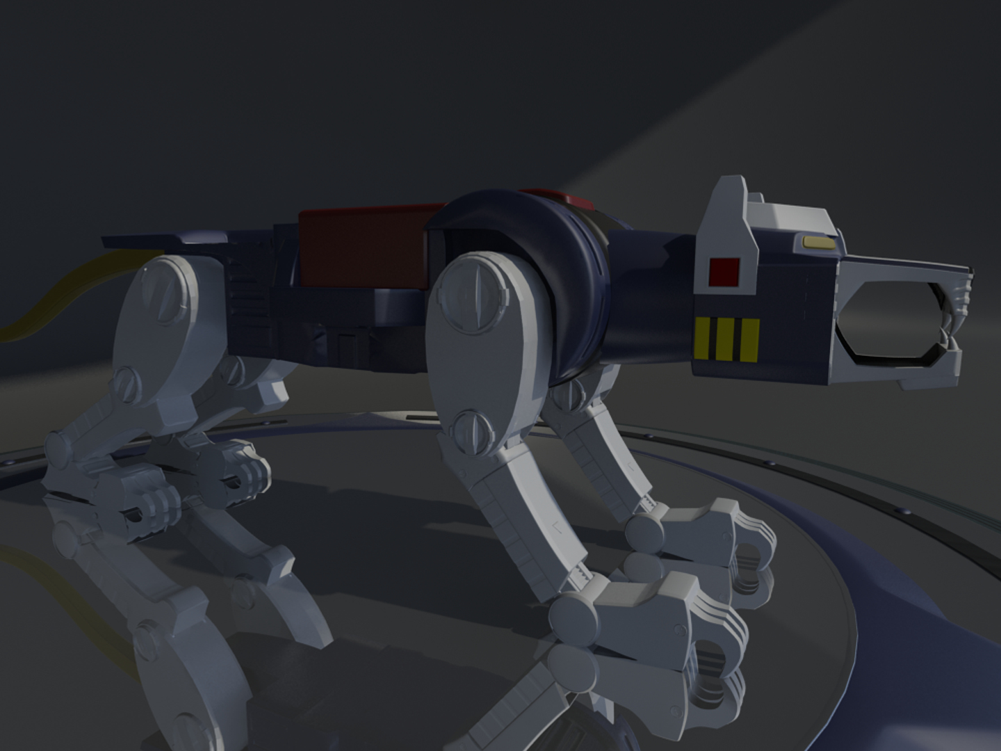 3D blue lion voltron robot model - TurboSquid 1331906