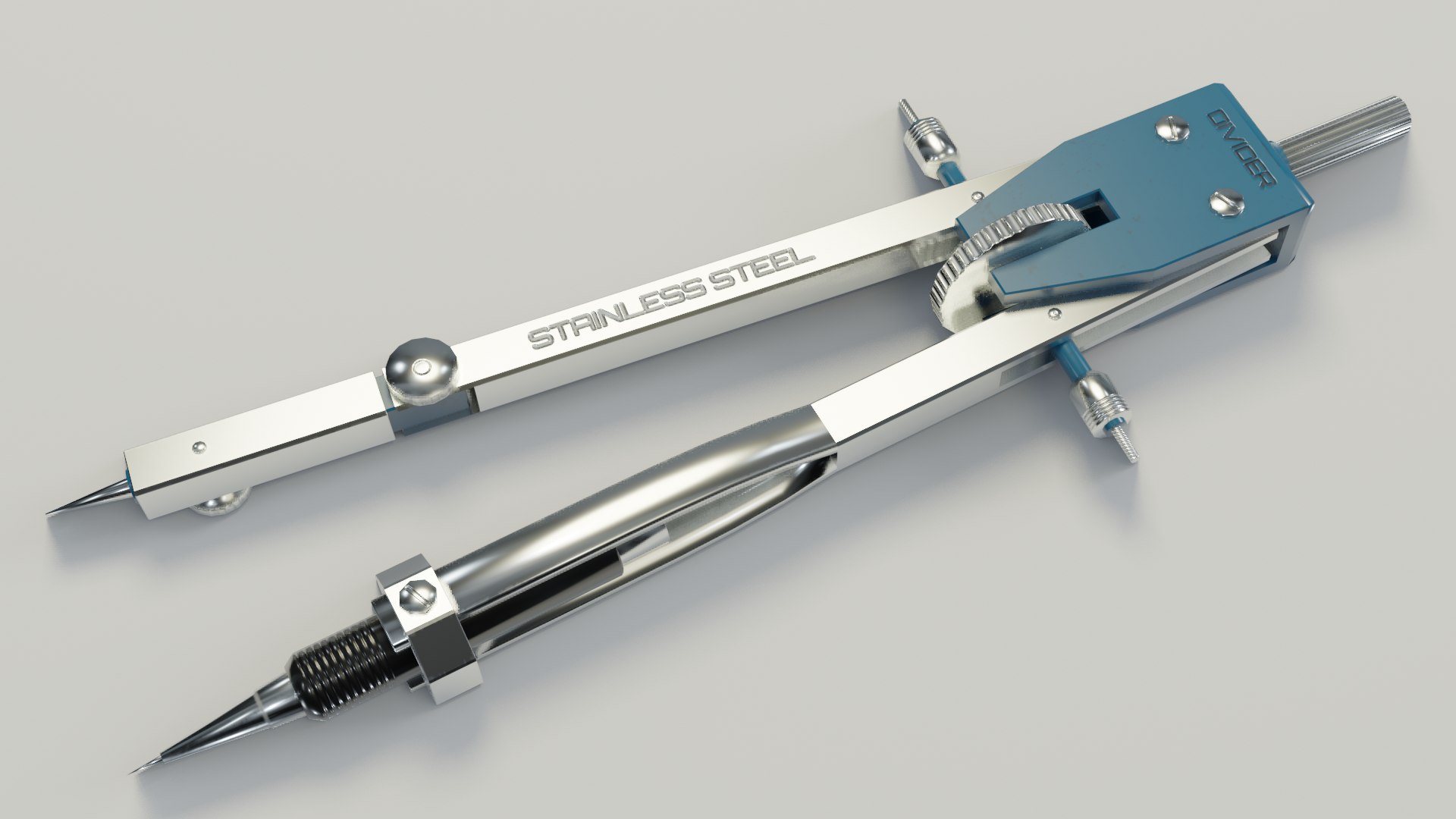 Scissors Divider Pen Corrector 3D - TurboSquid 1492108