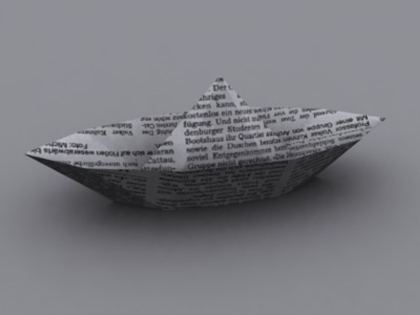 3d Paper Ship