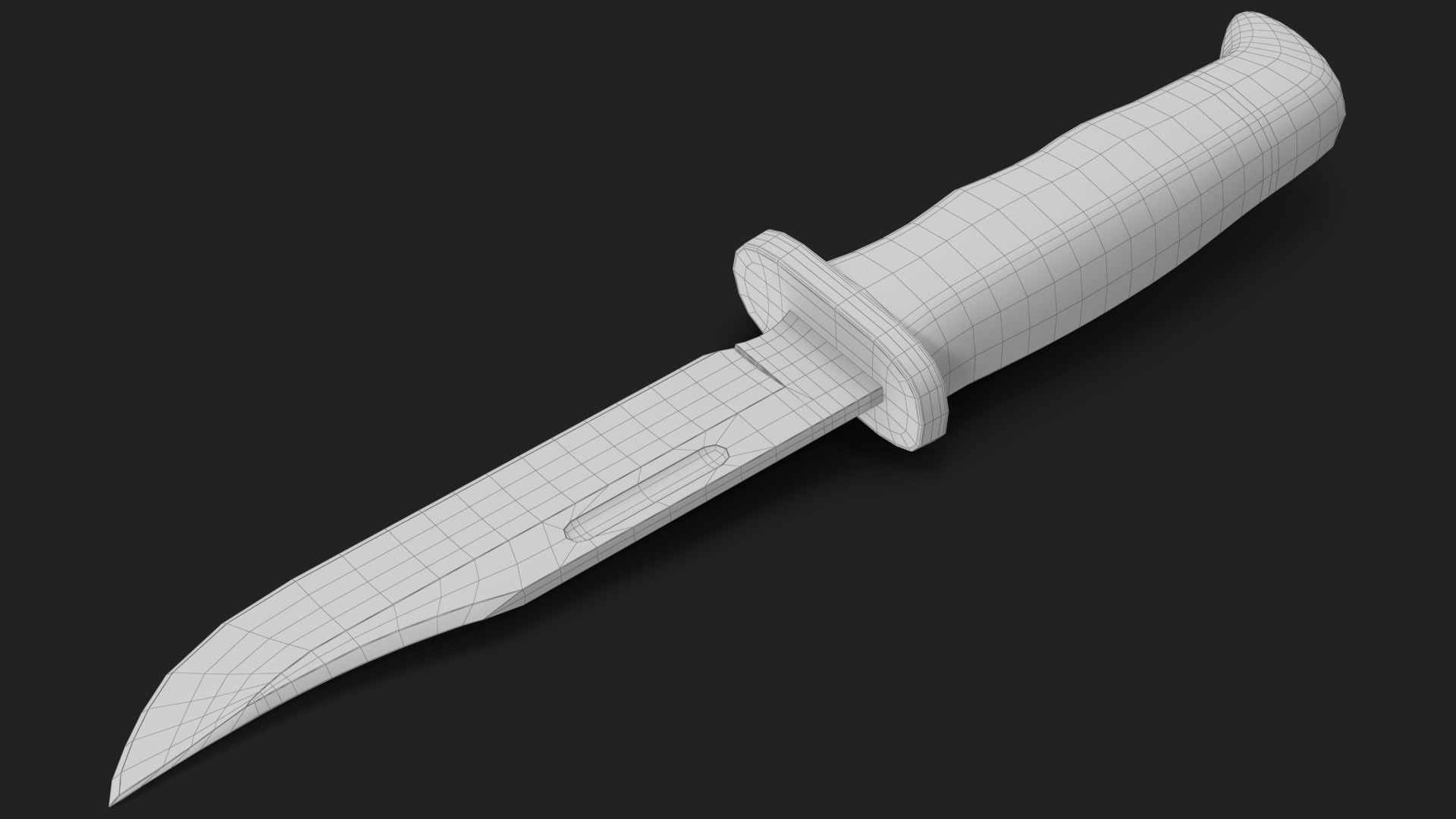 Hunting Knife 2 3D Model - TurboSquid 2222966