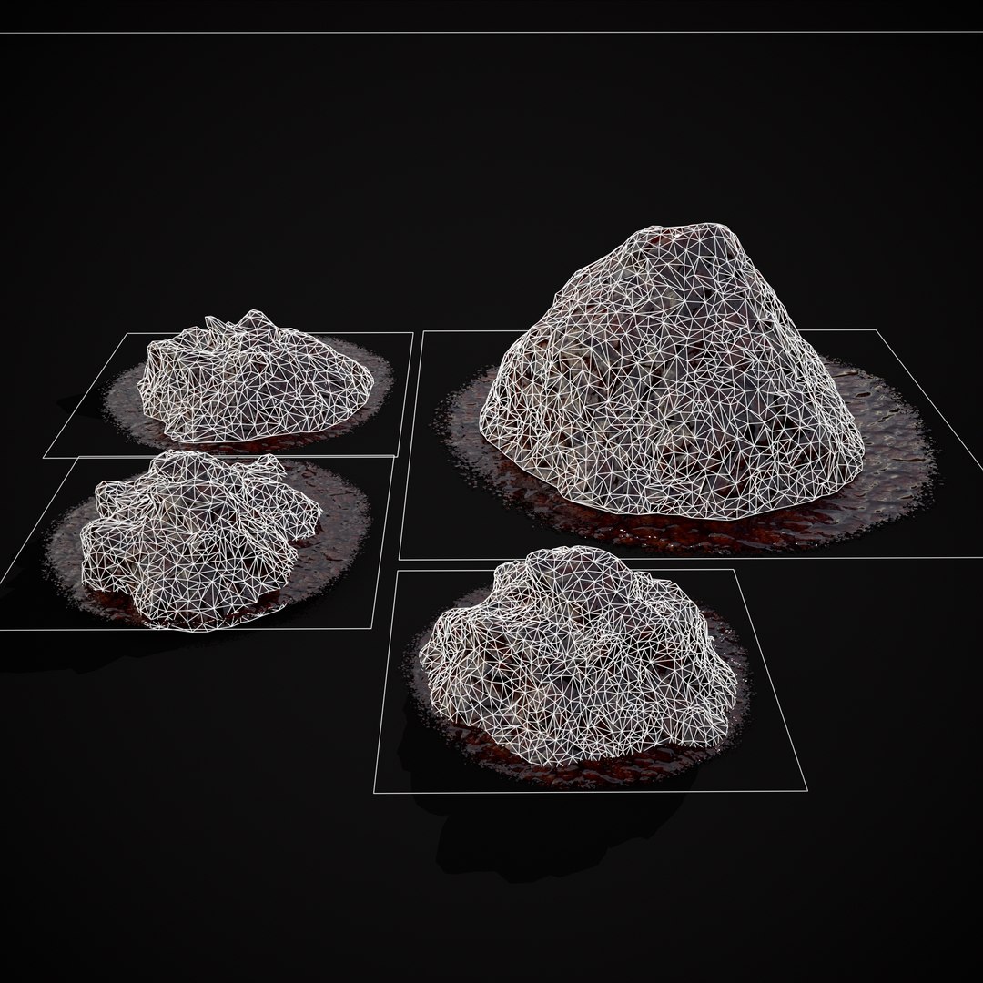 3D Blood And Guts Piles - TurboSquid 2035028