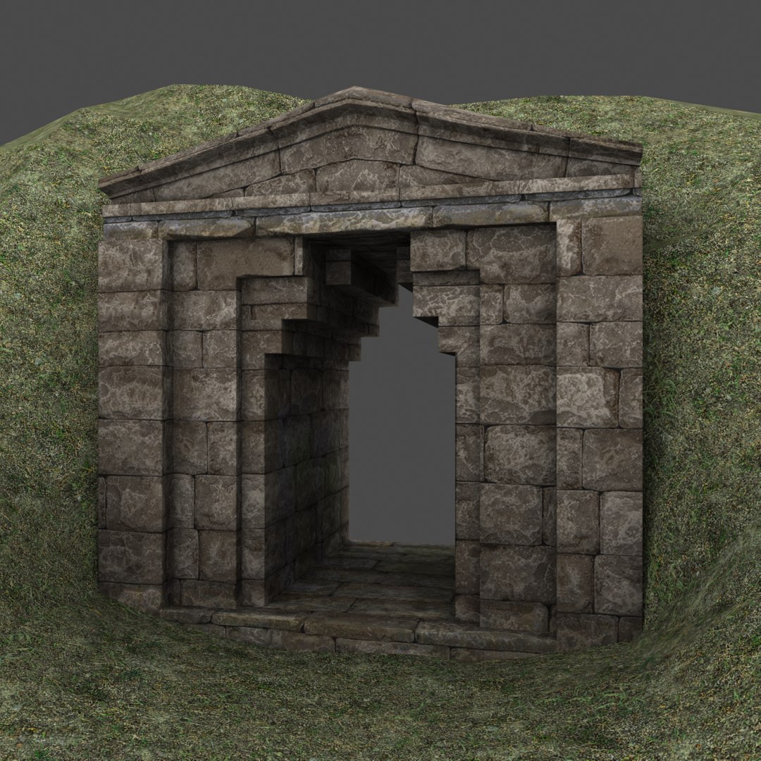 Tomb Entrance 3D Model - TurboSquid 1242396