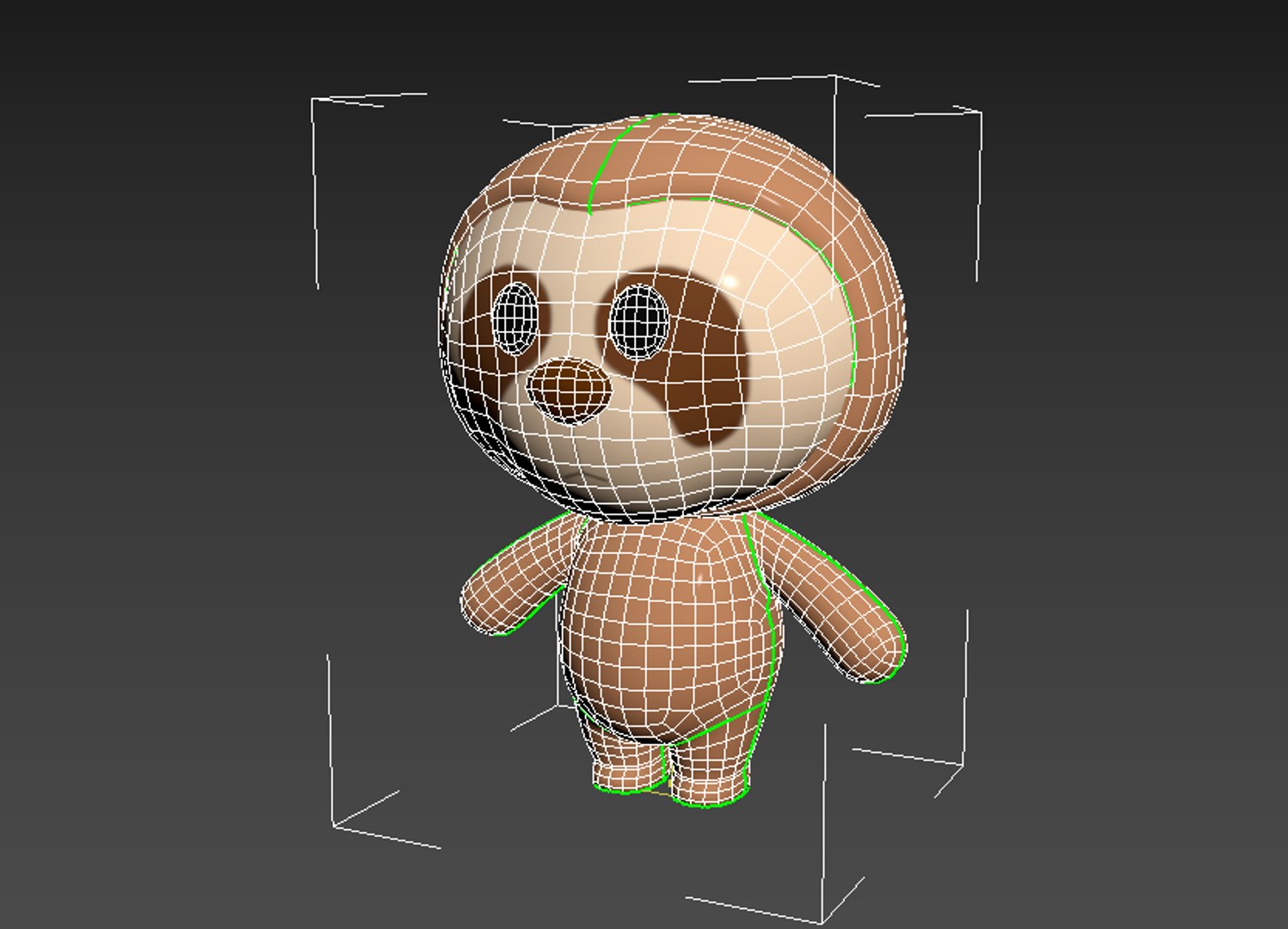 3D sloth character model - TurboSquid 1641671