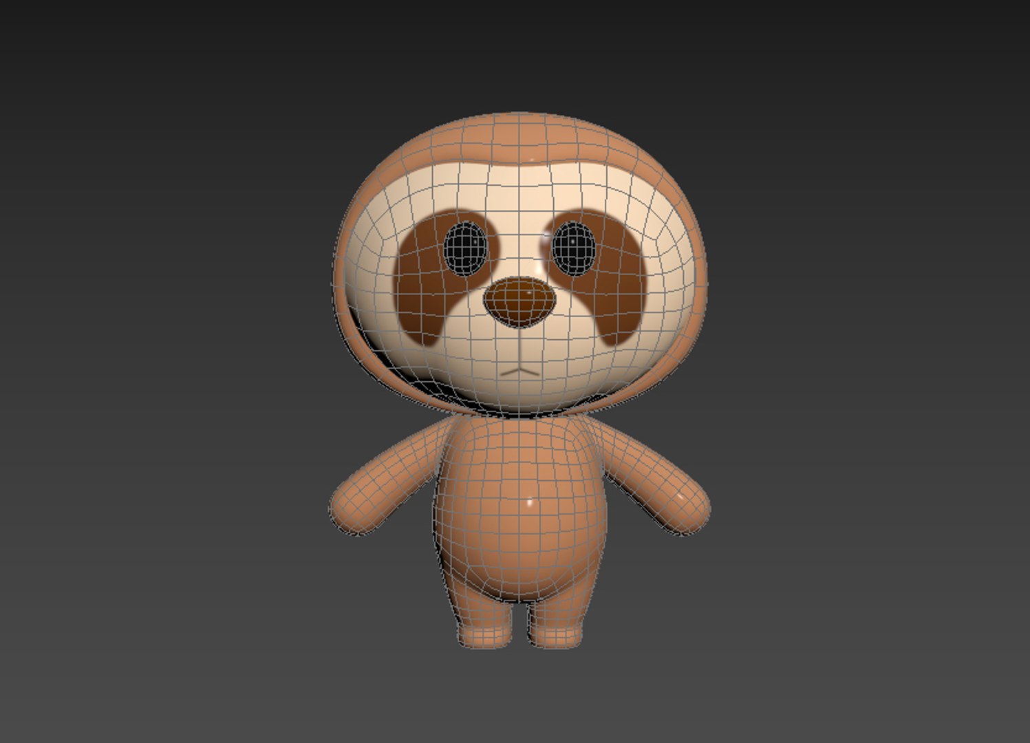 3D Sloth Character Model - TurboSquid 1641671