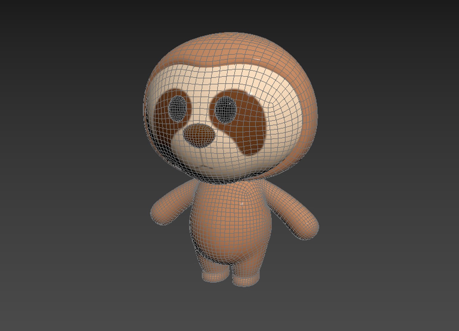 3D Sloth Character Model - TurboSquid 1641671