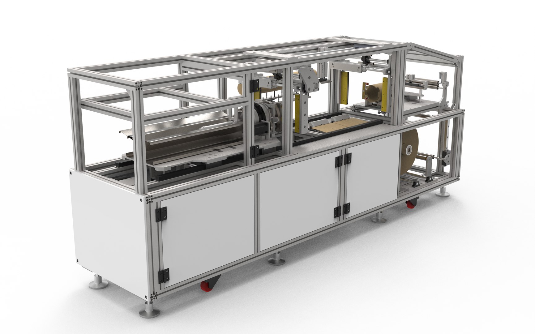 3D Disposable Paper Cup Plastic Cup Stacking Film Packaging Machine ...