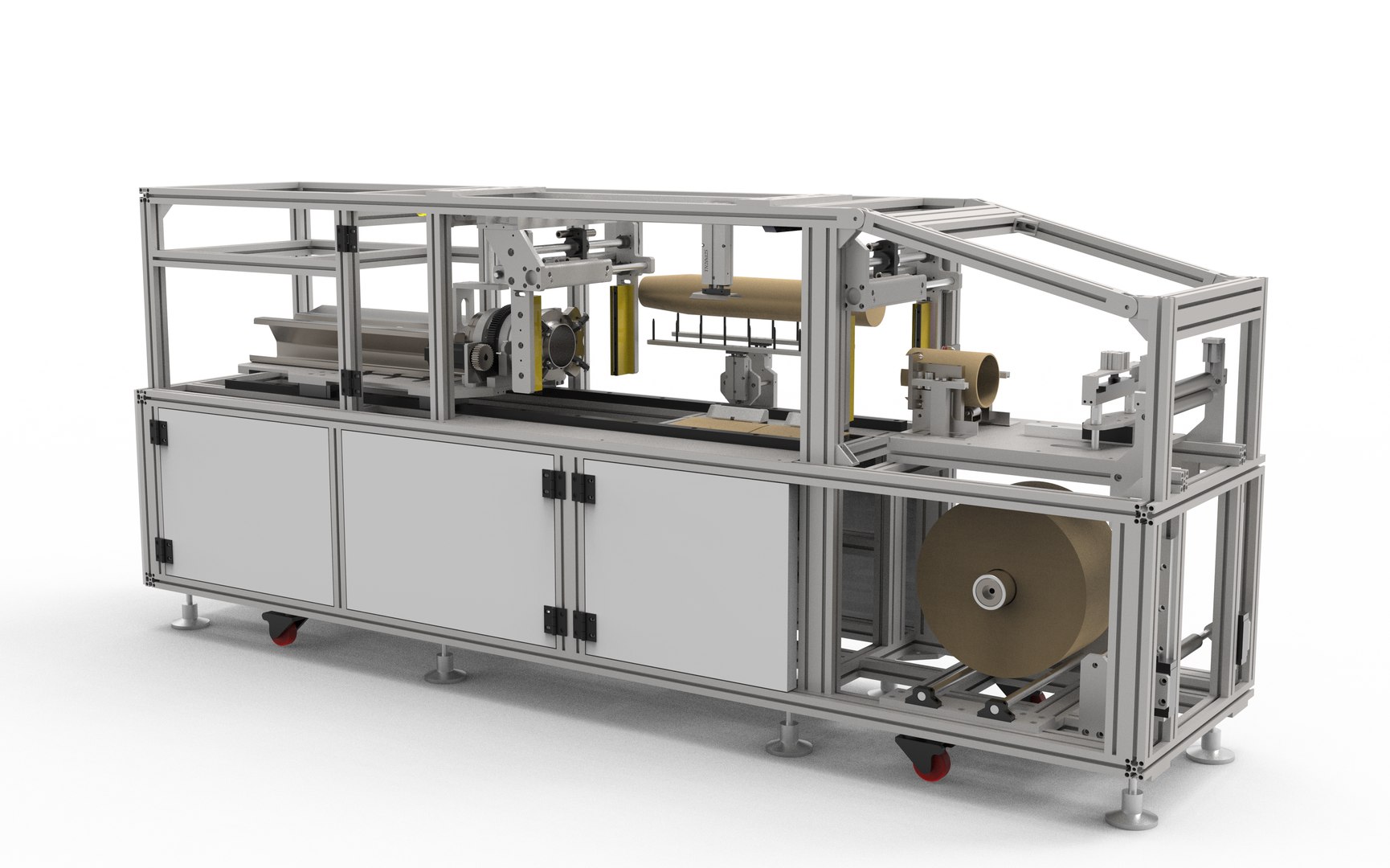 3D Disposable Paper Cup Plastic Cup Stacking Film Packaging Machine ...