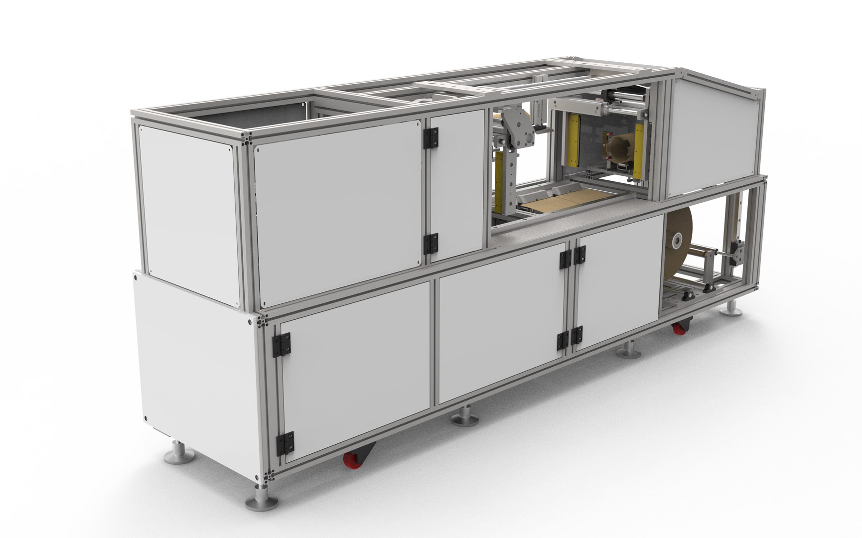 3D Disposable Paper Cup Plastic Cup Stacking Film Packaging Machine ...