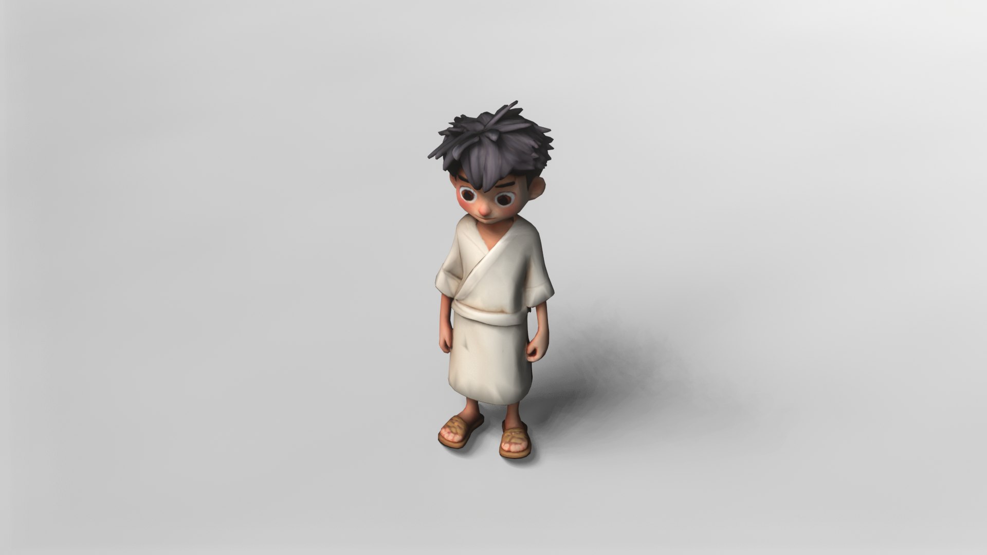 Stylized Young Boy Character 3D Model 3D Model - TurboSquid 2416687