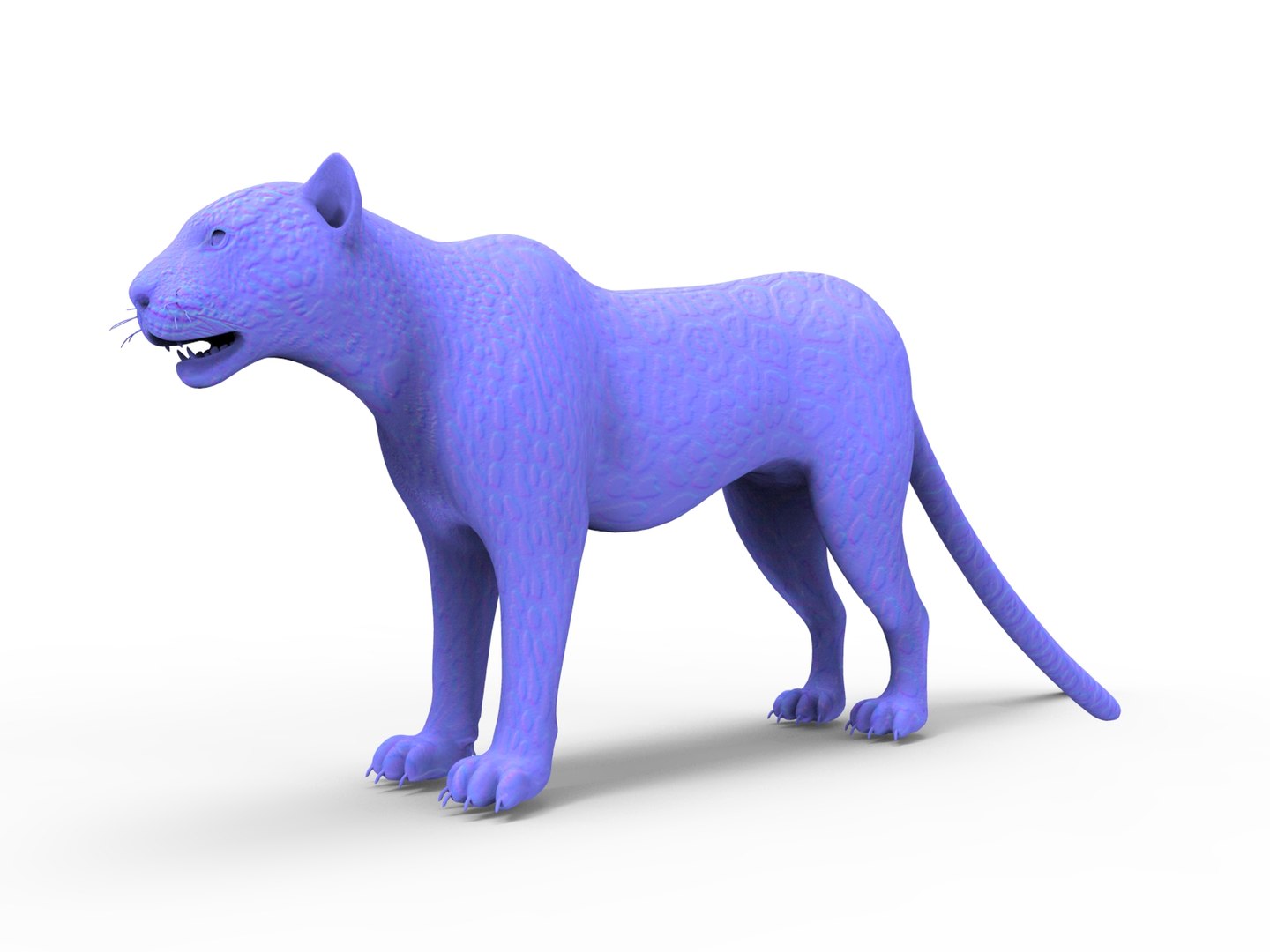 3D leopard ready - TurboSquid 1284438