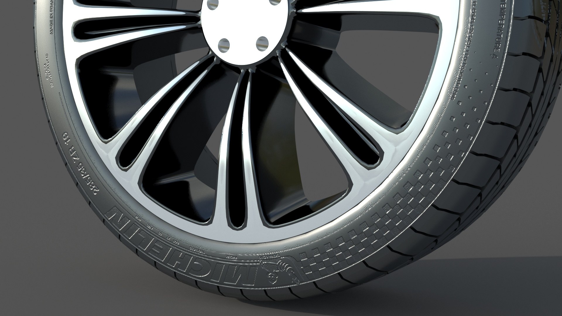 3D Model Wheel Rim Tire 05 - TurboSquid 1938427