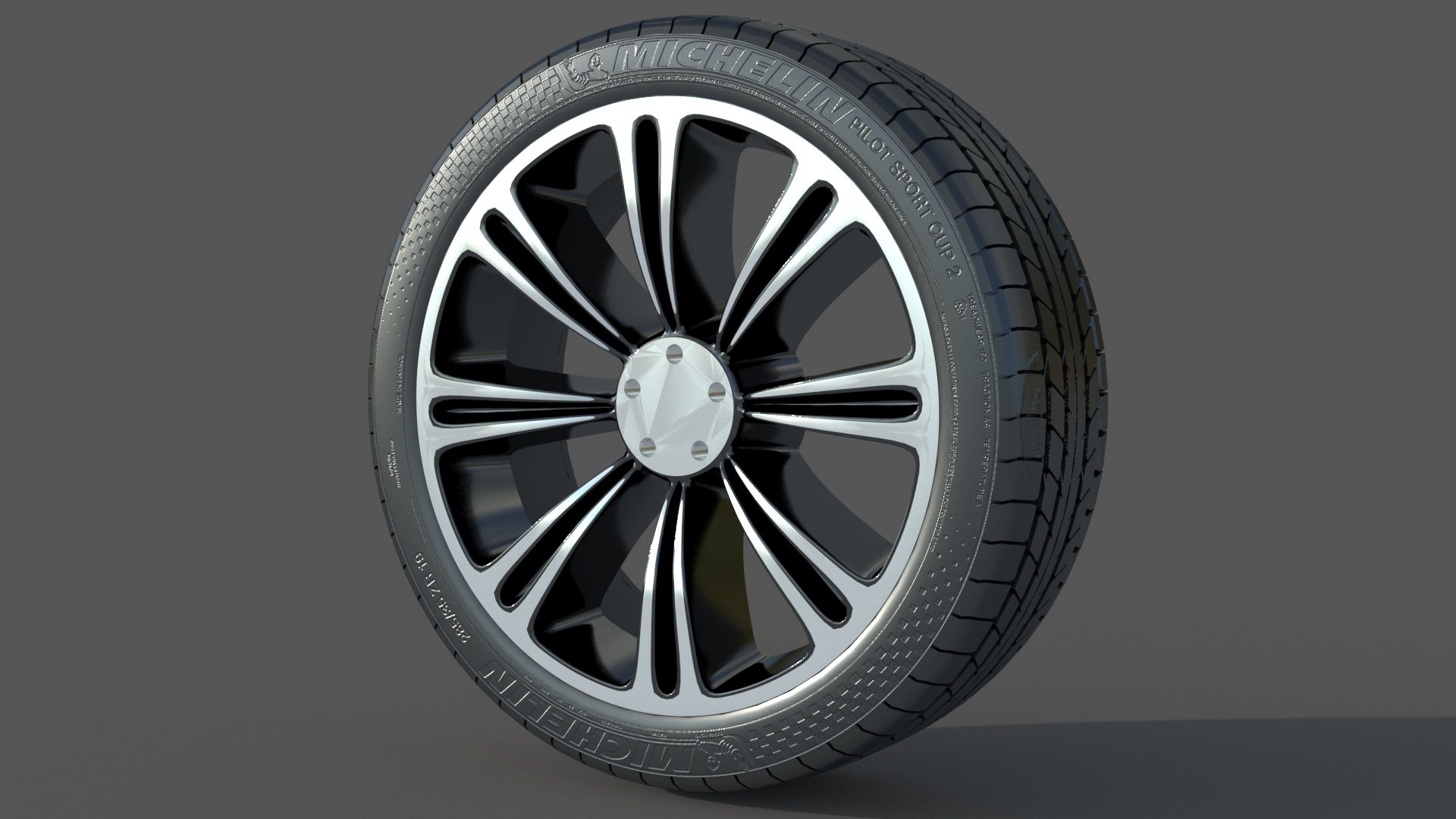 3D Model Wheel Rim Tire 05 - TurboSquid 1938427