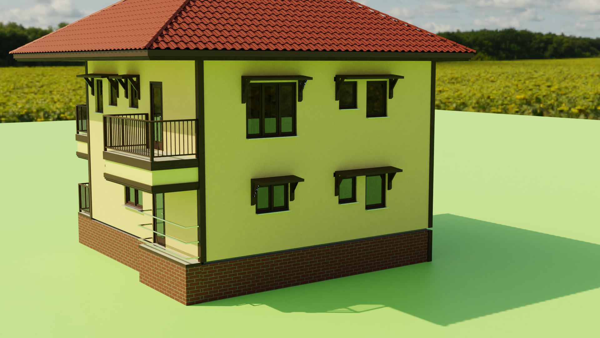 Photo Realistic House 3d Model 3D Model - TurboSquid 1750007