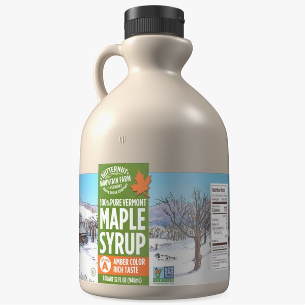 Vermont Pure Maple Syrup 3D 모델 - TurboSquid 2031863