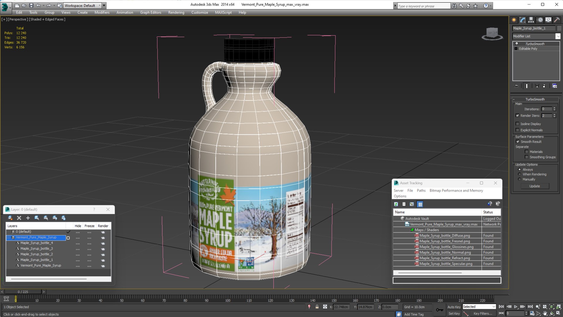 3D Vermont Pure Maple Syrup - TurboSquid 2031863