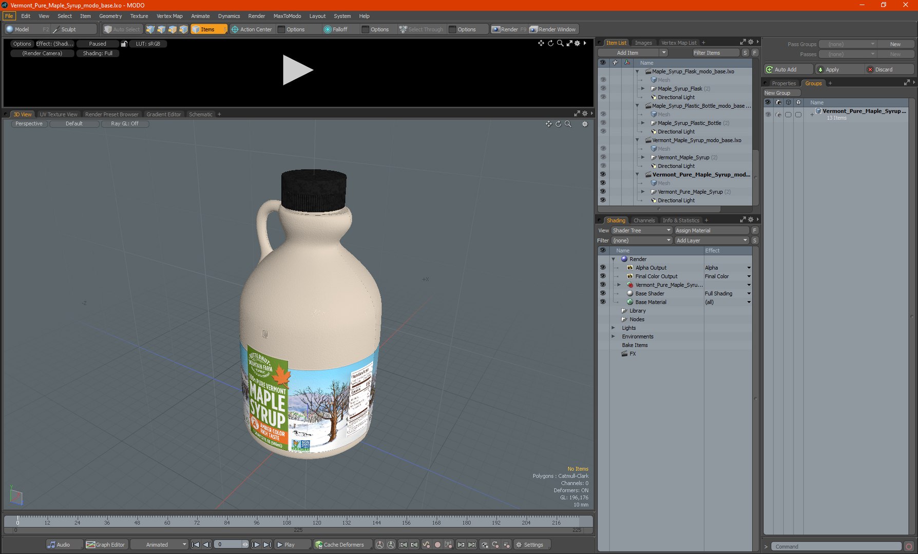 3D Vermont Pure Maple Syrup - TurboSquid 2031863