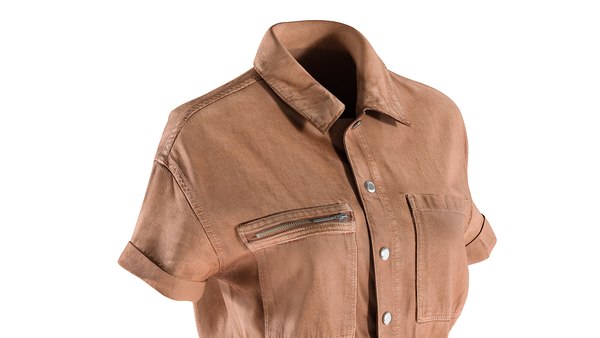 3D realistic women s overalls model - TurboSquid 1618238