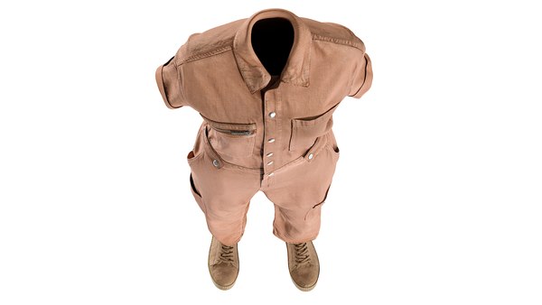3D realistic women s overalls model - TurboSquid 1618238