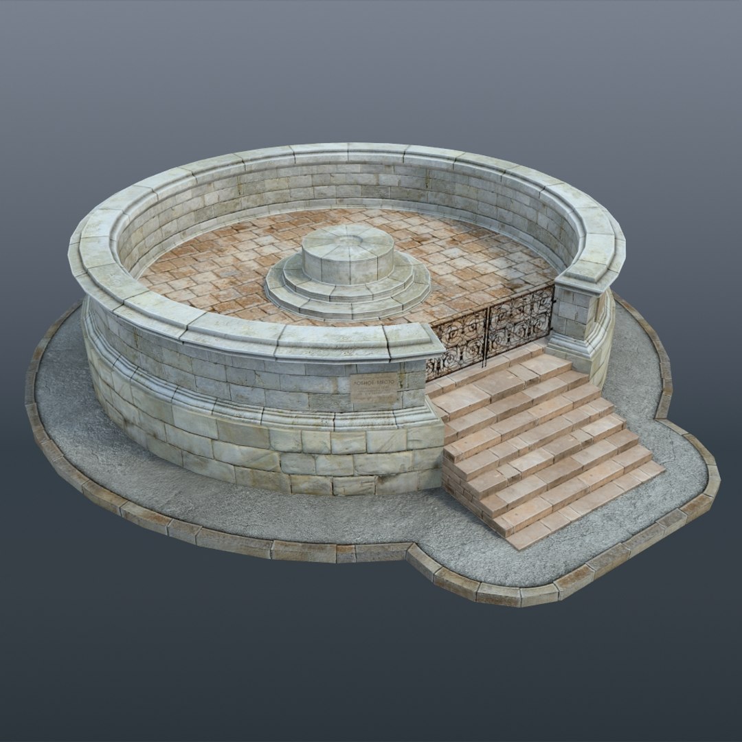 Lobnoye Place Executions 3d Model